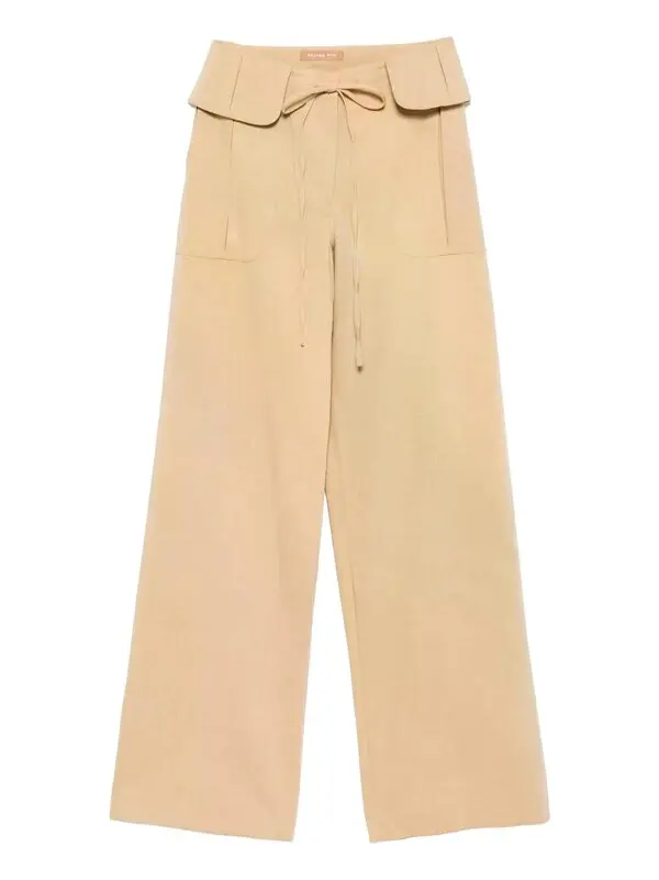 REJINA PYO Sonia Straight Trousers - Neutrals
