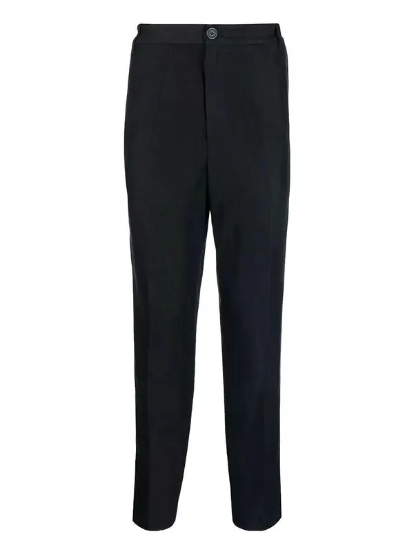 Armani Exchange High-rise Tapered Trousers - Blue