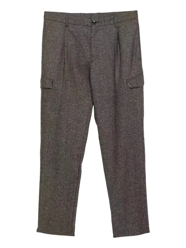 Tagliatore Tapered Pants - Brown