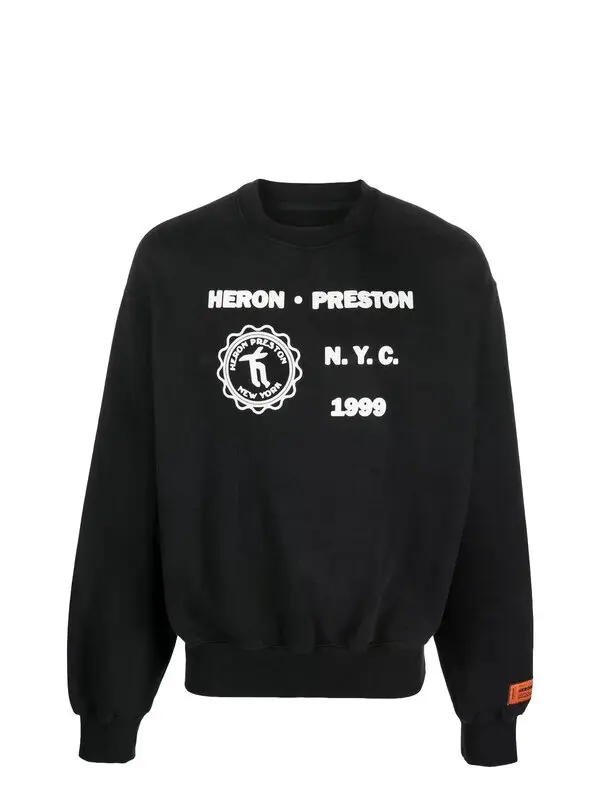 Heron Preston Medieval Heron Sweatshirt - Black