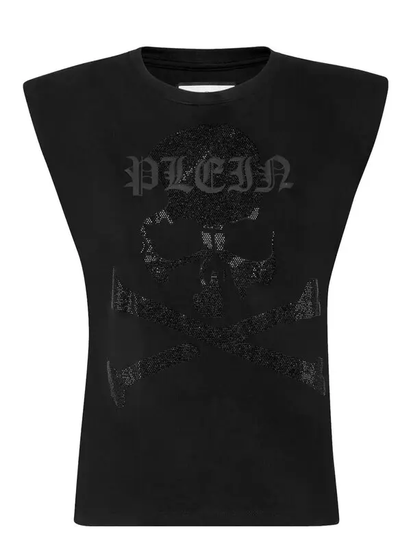 Philipp Plein Skull-embellished Tank Top - Black