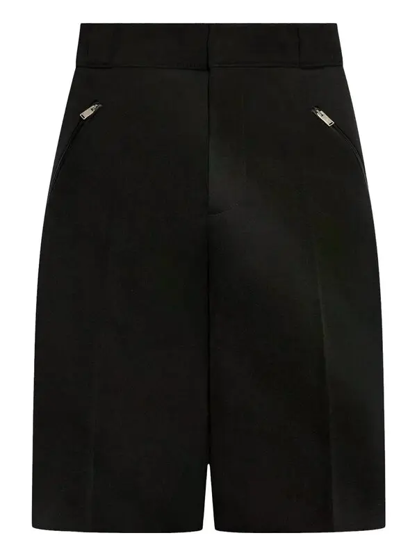 Alexander McQueen Wool Shorts - Black