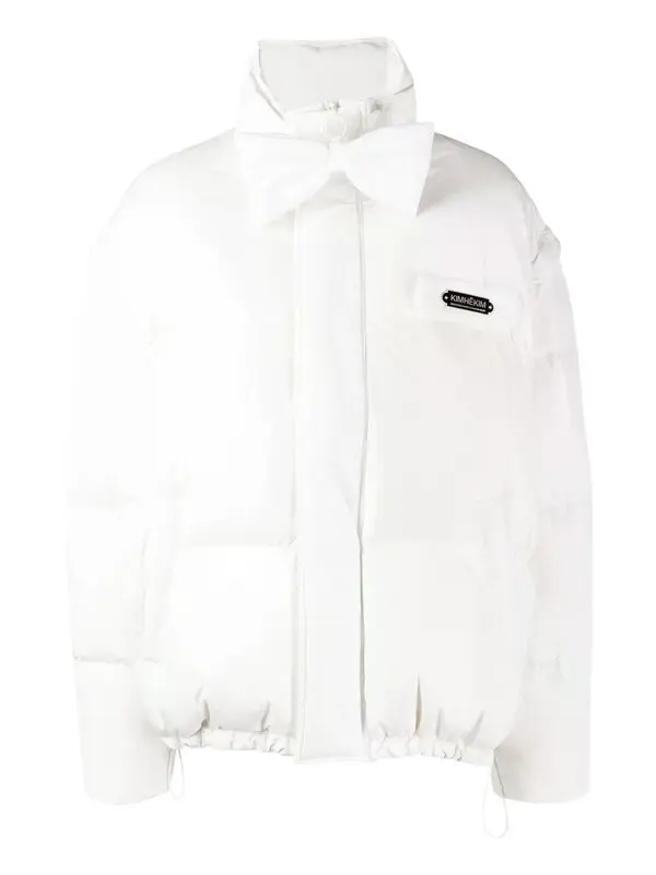 KIMHEKIM Logo-patch Puffer Jacket - White