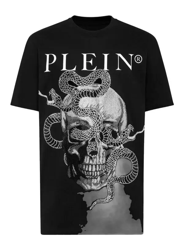 Philipp Plein Skull Snake T-shirt - Black