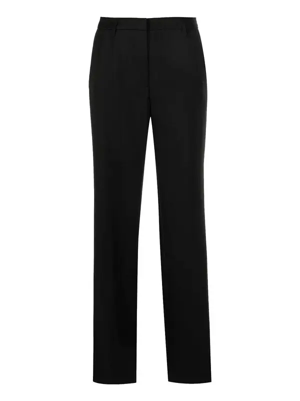 ANINE BING Straight-leg Trousers - Black
