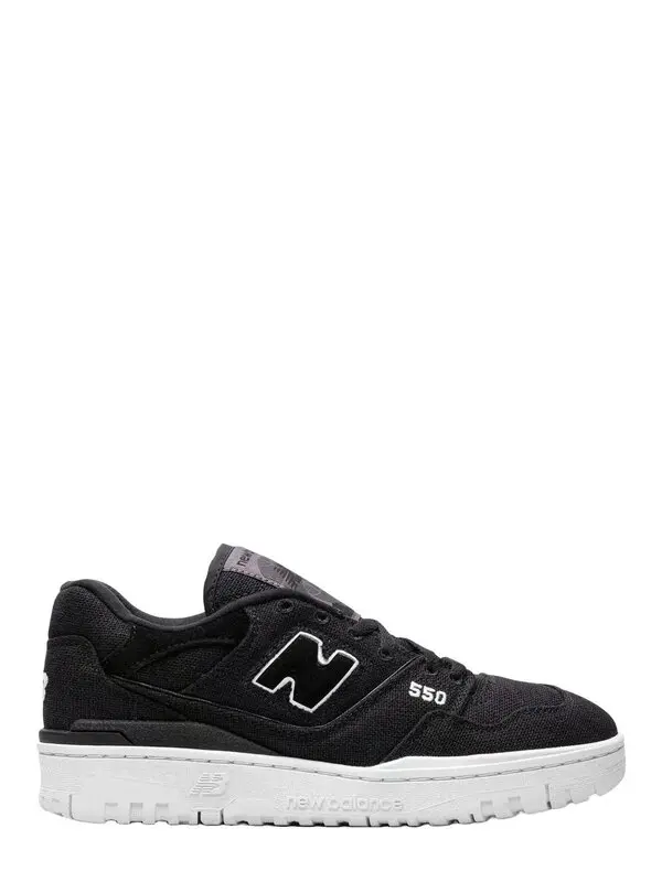 NEW BALANCE 550 Suede Low-top Sneakers - Black