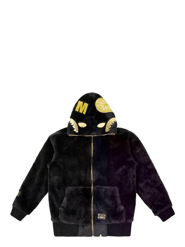 A BATHING APE Shark Hoodie Jacket - Black