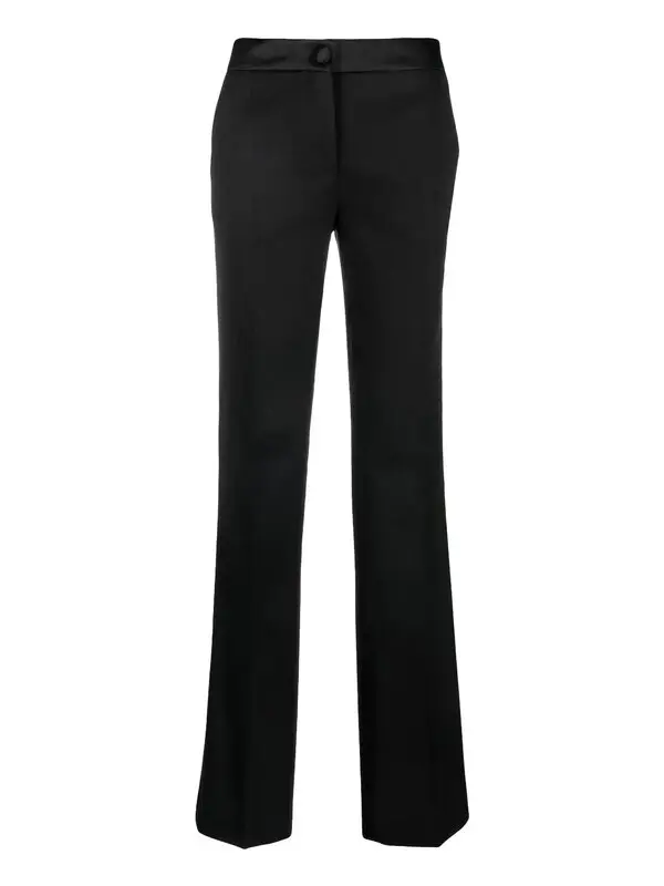 MAISON MARGIELA Four-stitch Tailored Tuxedo Trousers - Black