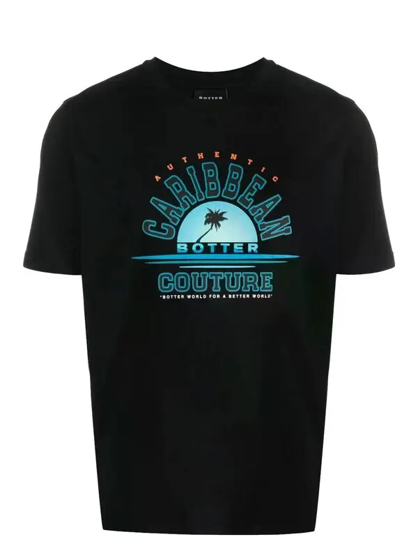 BOTTER Graphic-print Short-sleeve T-shirt - Black