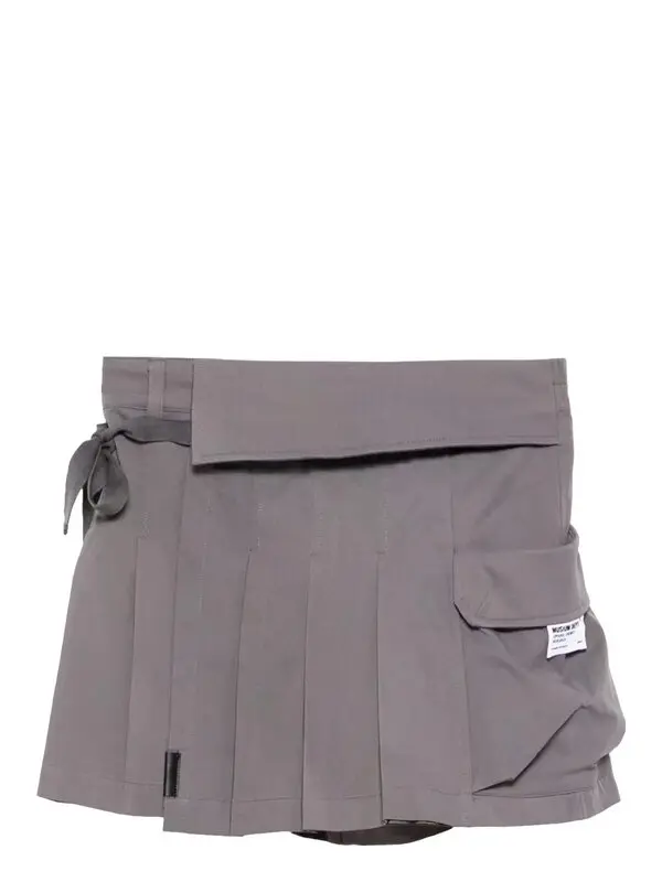 MUSIUM DIV. Cargo Skirt Shorts - Grey