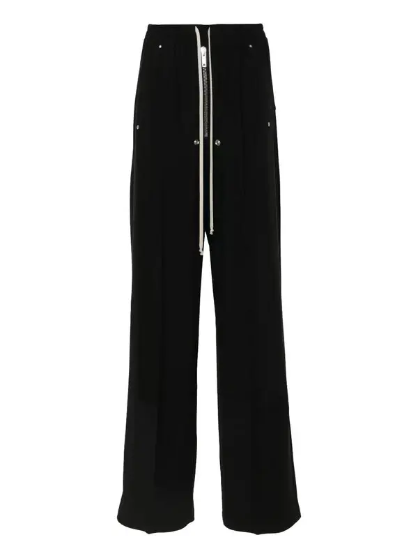 Rick Owens Bela Wide-leg Trousers - Black