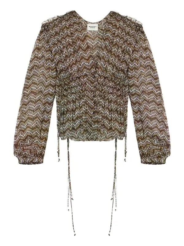 MARANT ETOILE Axeline Top - Black