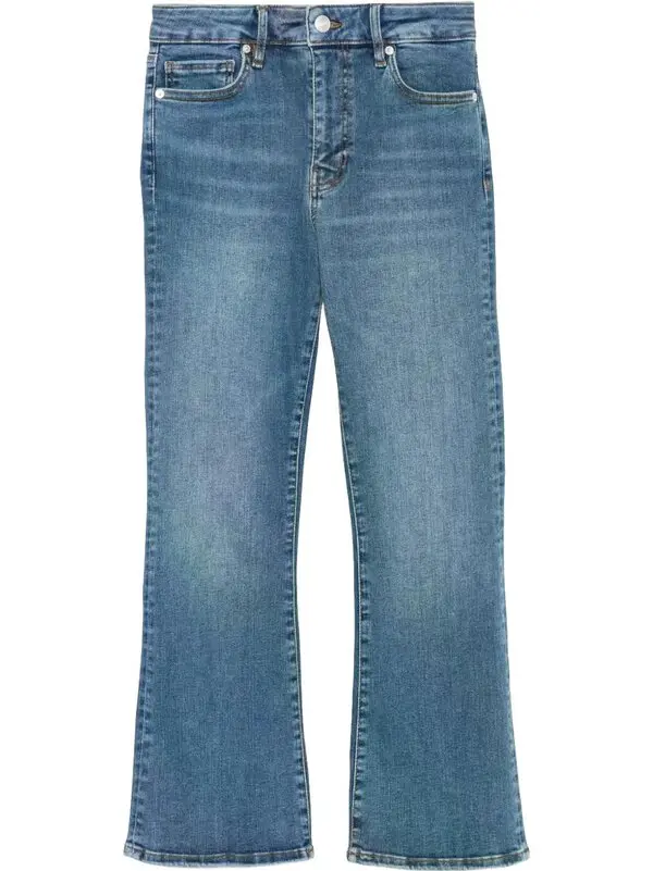 FRAME Cropped Bootcut Jeans - Blue