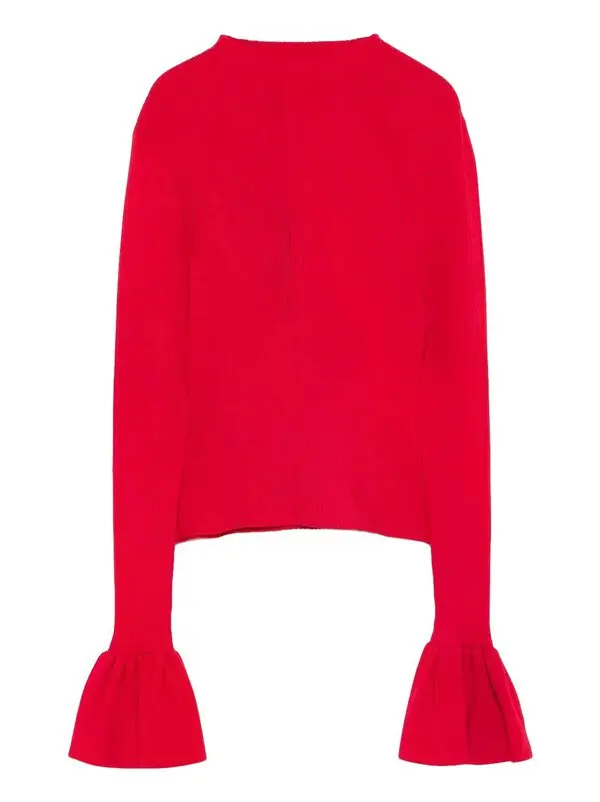 ROTATE BY BIRGER CHRISTENSEN High-neck Jumper - Red