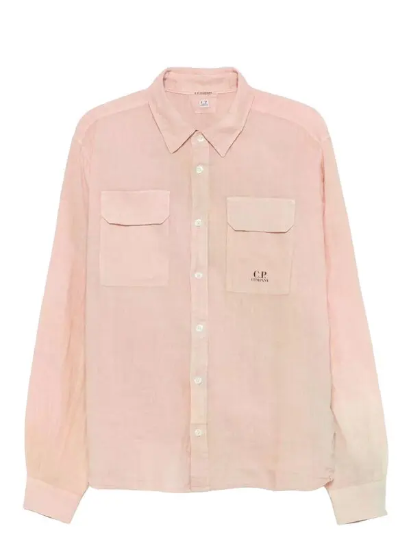 C.P. COMPANY Linen Shirt - Pink