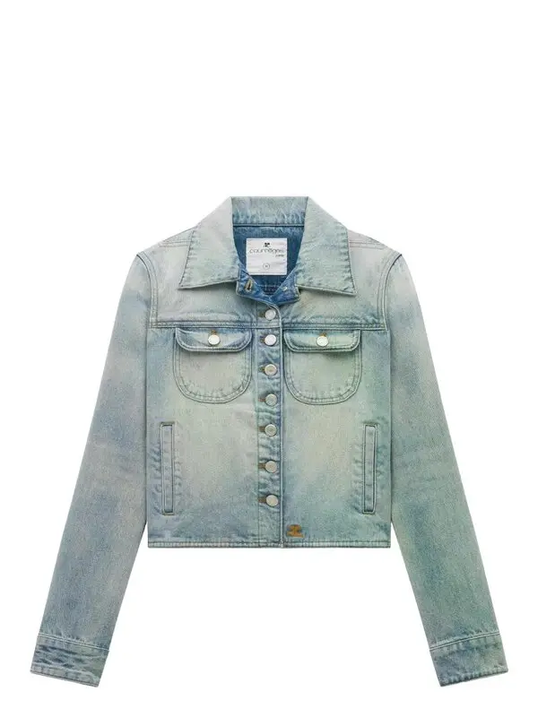COURREGES Trucker Denim Jacket - Blue