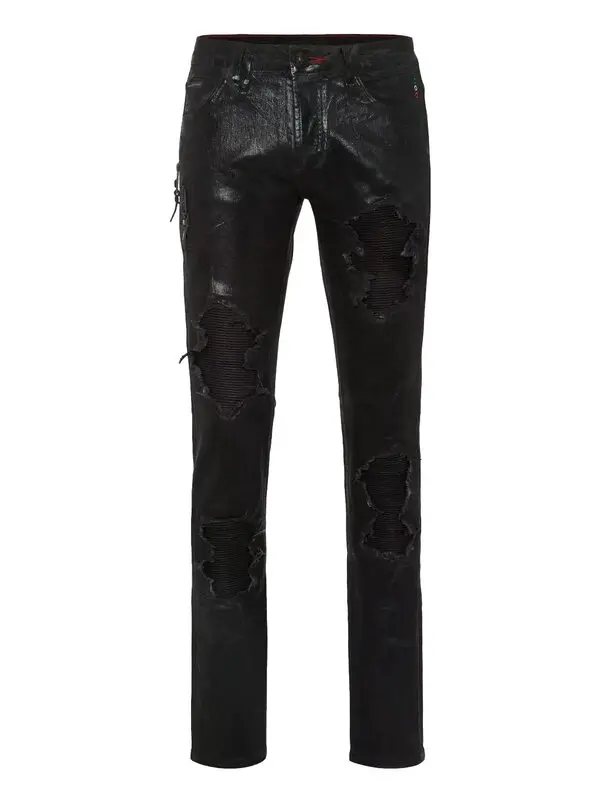 Philipp Plein Rock Star Fit Jeans - Black