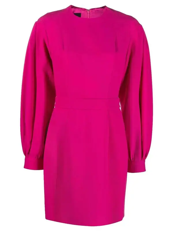 GIOVANNI BEDIN Balloon-sleeved Fitted Dress - Pink