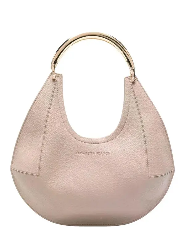 Elisabetta Franchi Jewel-handle Tote Bag - Neutrals