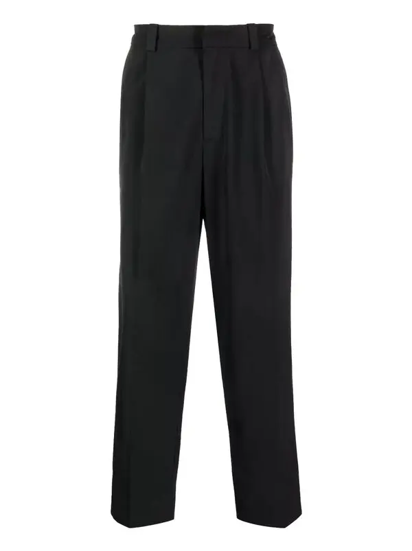 Acne Studios Mid-rise Tailored Trousers - Black