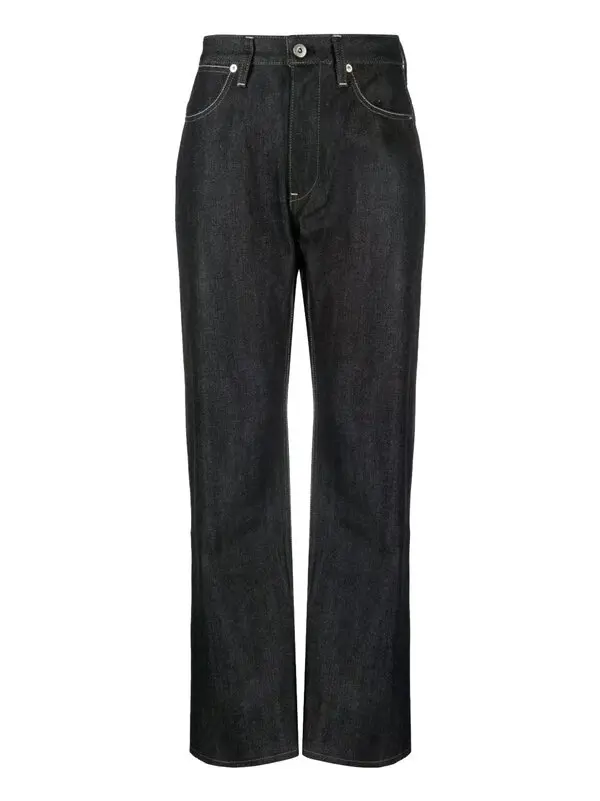 JIL SANDER Five-pocket Cotton Jeans - Blue