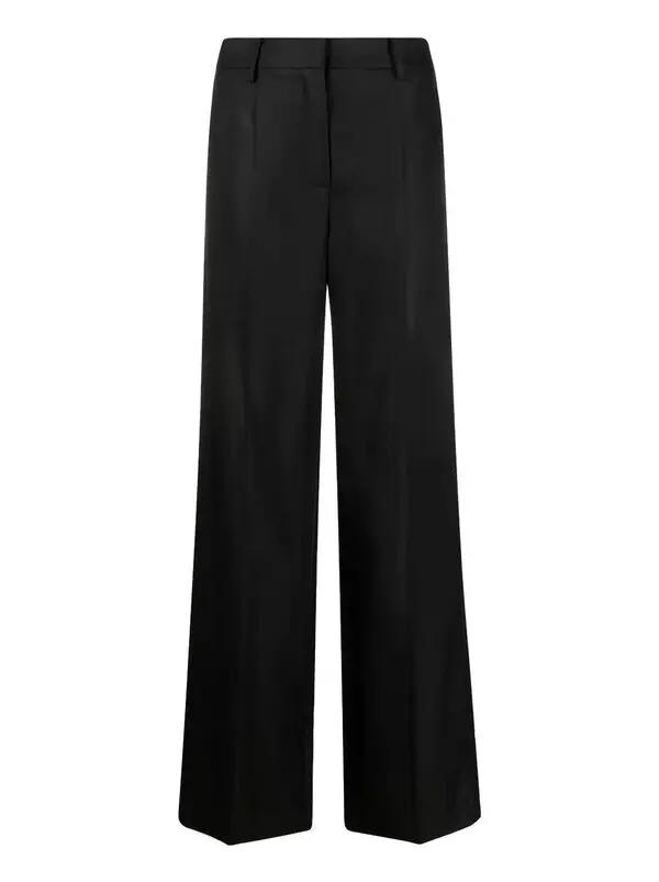 Magda Butrym High-waisted Straight-leg Trousers - Black