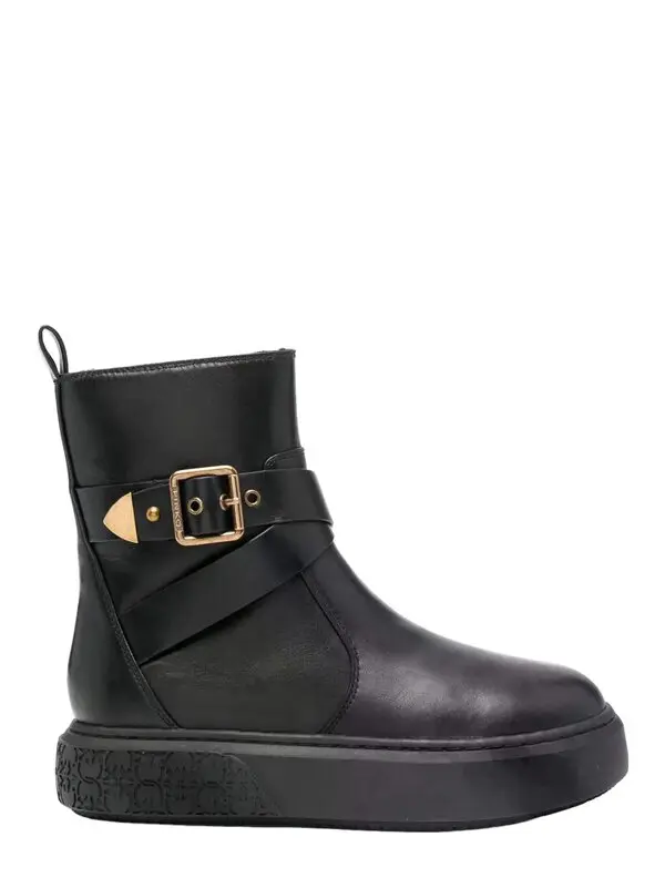 Pinko Yoko Biker Boots - Black