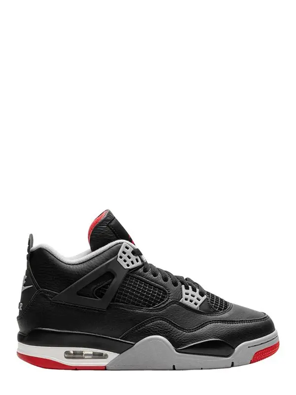 JORDAN Air 4 Bred Reimagined Sneakers - Black