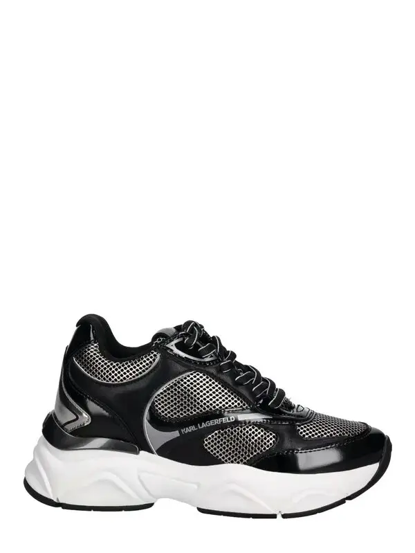 Karl Lagerfeld Komet Wedge Sneakers - Black