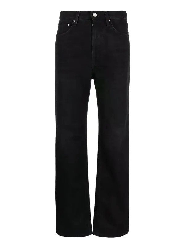 TOTEME Classic Cut Straight-leg Jeans - Black