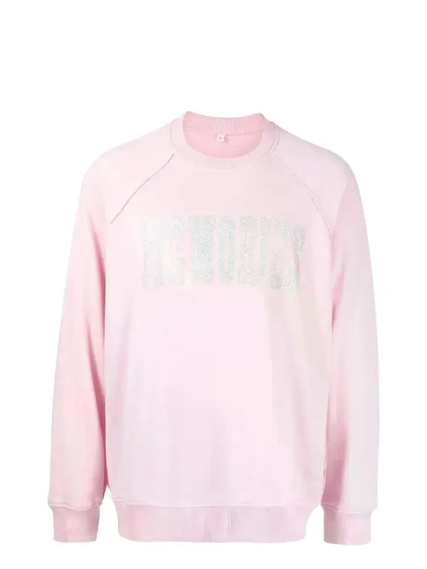 STAIN SHADE X Hiroshi Fujiwara Slogan-print Sweatshirt - Pink