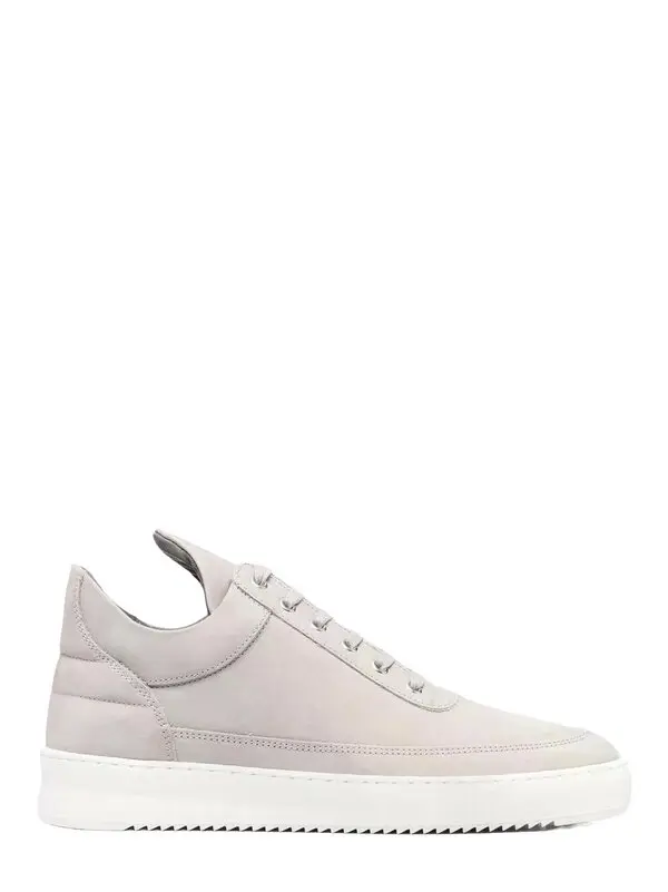 Filling Pieces Leather High-top Sneakers - Grey
