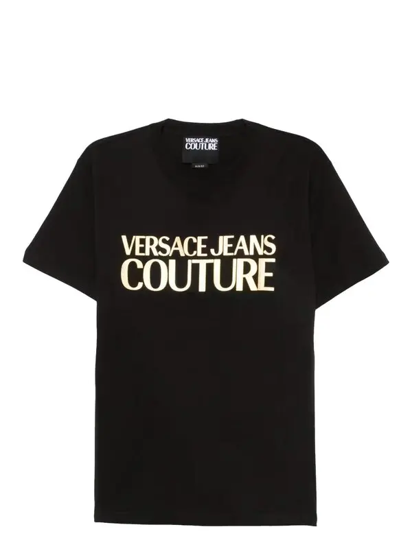 Versace Logo-print T-shirt - Black