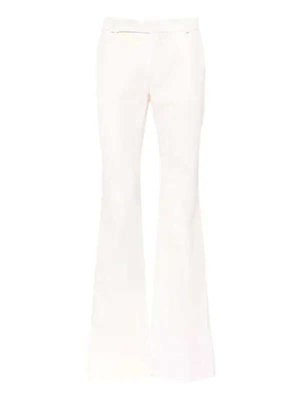 LUDOVIC DE SAINT SERNIN Bum Tailored Flared Trousers - Neutrals