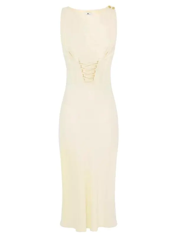 Elisabetta Franchi Corset-detailing Dress - Neutrals