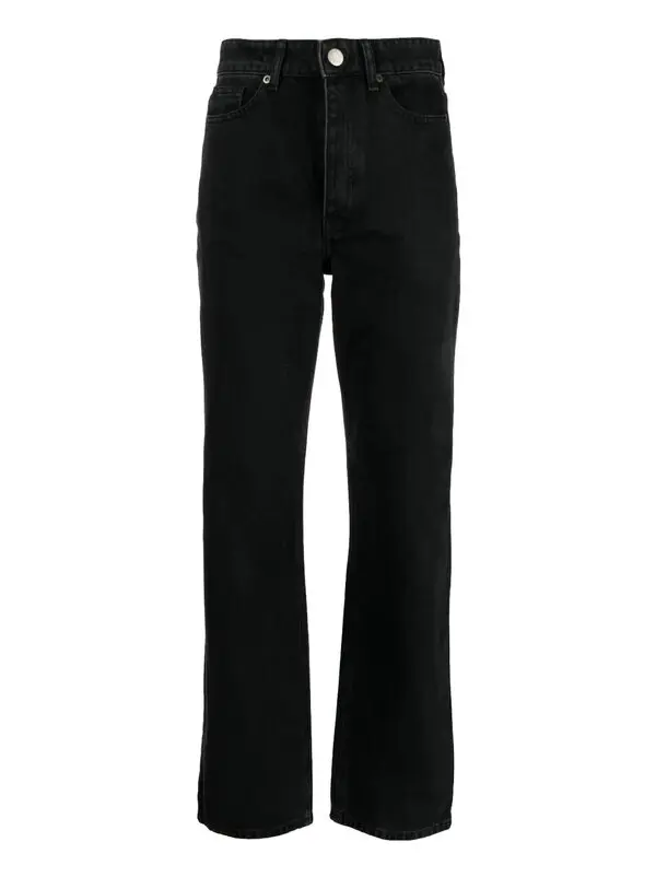 BY MALENE BIRGER Straight-leg Organic-cotton Jeans - Black