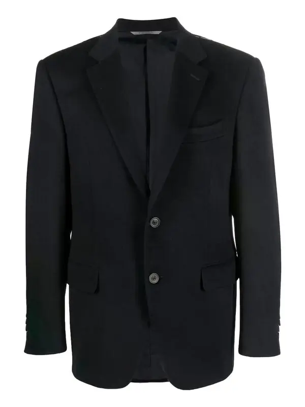 Canali Single-breasted Cashmere Blazer - Blue