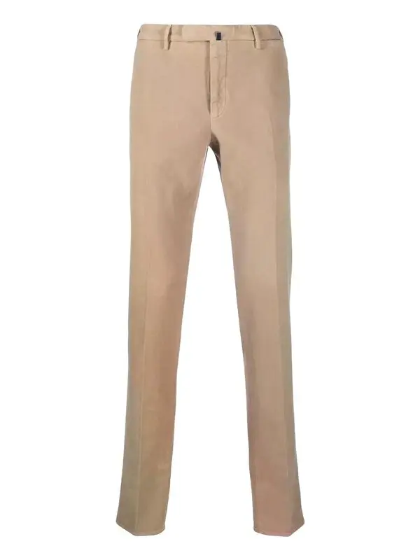 Incotex Slim-fit Cotton Trousers - Neutrals