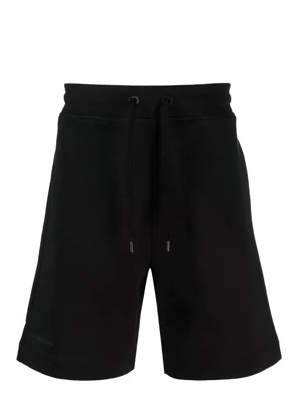 Canada Goose Logo-print Cotton Track Shorts - Black