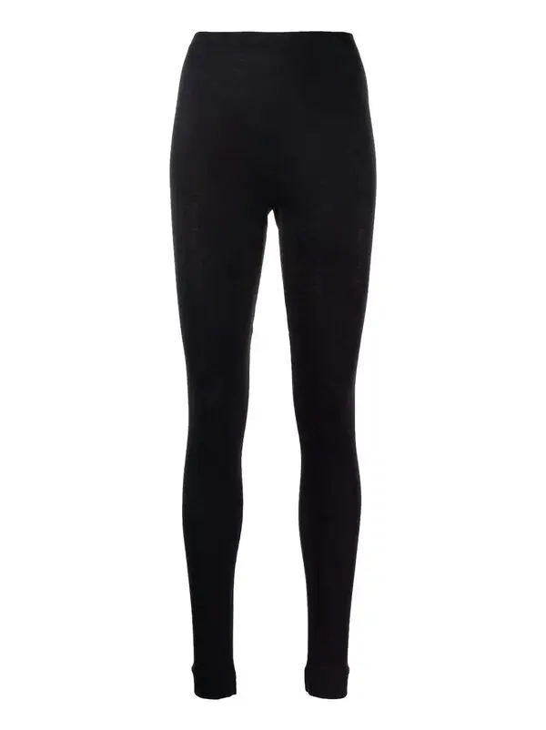 Hanro Silk Leggings - Black