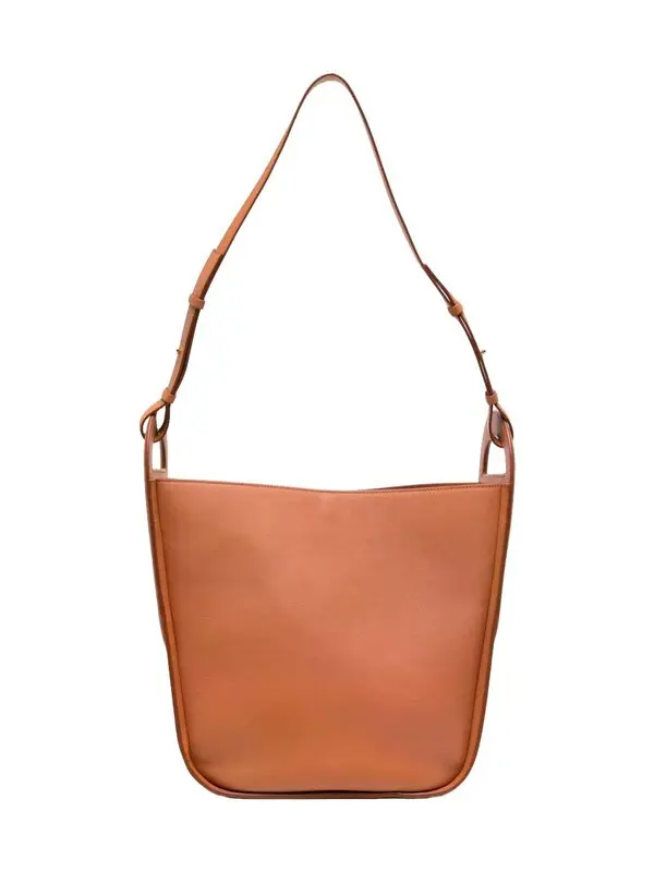 Mcm Travia Leather Tote Bag - Brown