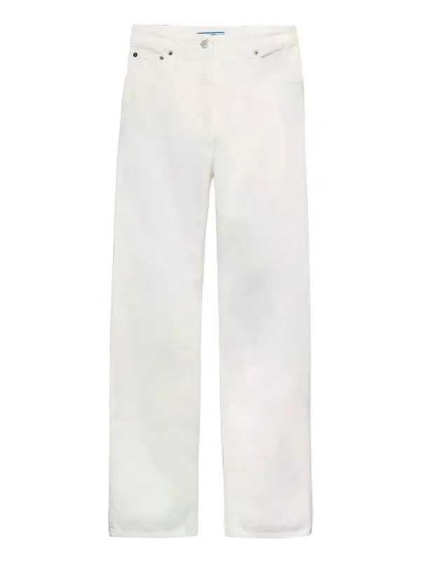 Prada High-rise Straight-leg Jeans - White