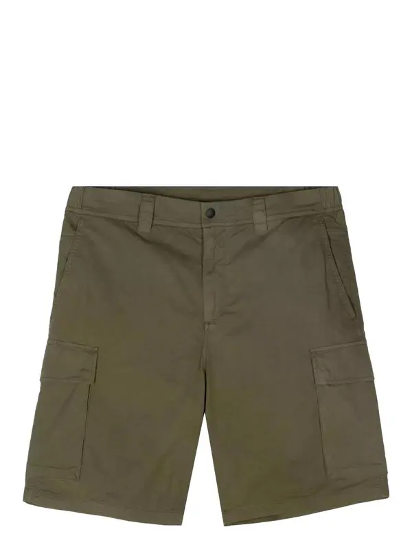 Woolrich Mid-rise Cotton Cargo Shorts - Green