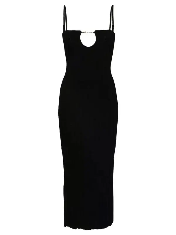 Jacquemus La Robe Sierra Knit Dress - Black