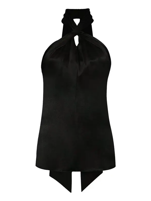 Adam Lippes Thalia Top - Black