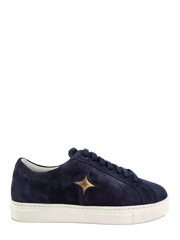 MADISON MAISON Sirius Star Suede Sneakers - Blue