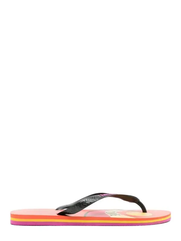 Maison Kitsuné X Havaianas Wave Flip Flops - Red
