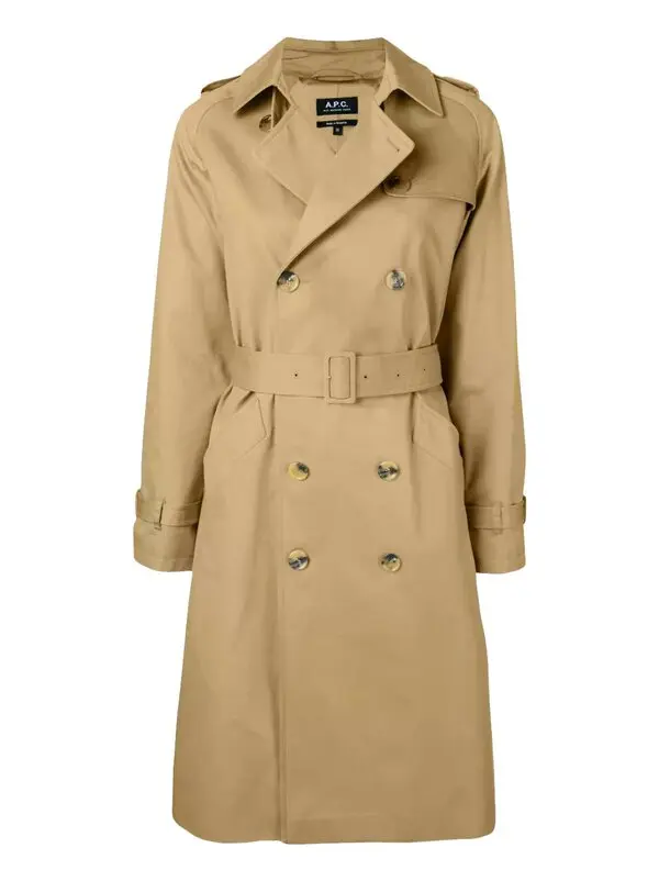 A.p.c. Greta Trench Coat - Neutrals