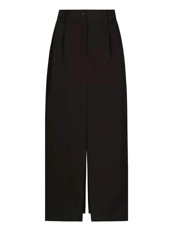 Dolce & Gabbana High-waisted Straight Skirt - Black