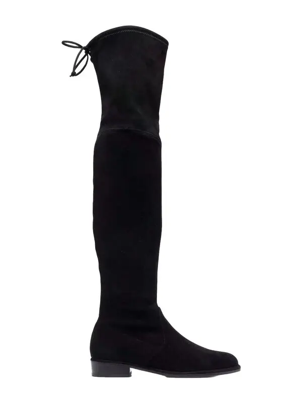 STUART WEITZMAN Tie-fastened Thigh-high Boots - Black
